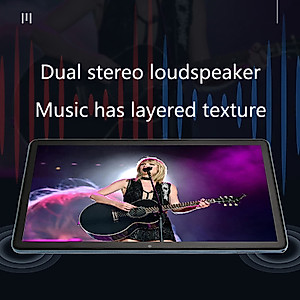 Luqeeg 10.1 Inch Tablet for Android 11-1920x1200 HD Resolution, 2.4G 5G WiFi Gaming Tablets, 8GB RAM 128GB ROM, Octa Core Processor, 5MP + 13MP Camera, 8800mAh Ultra Long Standby (Dark Blue)