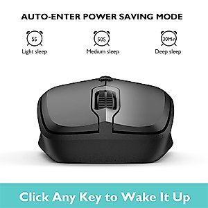 BreSii Wireless Bluetooth Mouse: Wireless Mouse for Laptop, 5PACK Bluetooth Computer Mouse Ergonomic Optical Mice Wireless Silent USB Mouse for IPAD MacBook Tablet Notebook PC Phones