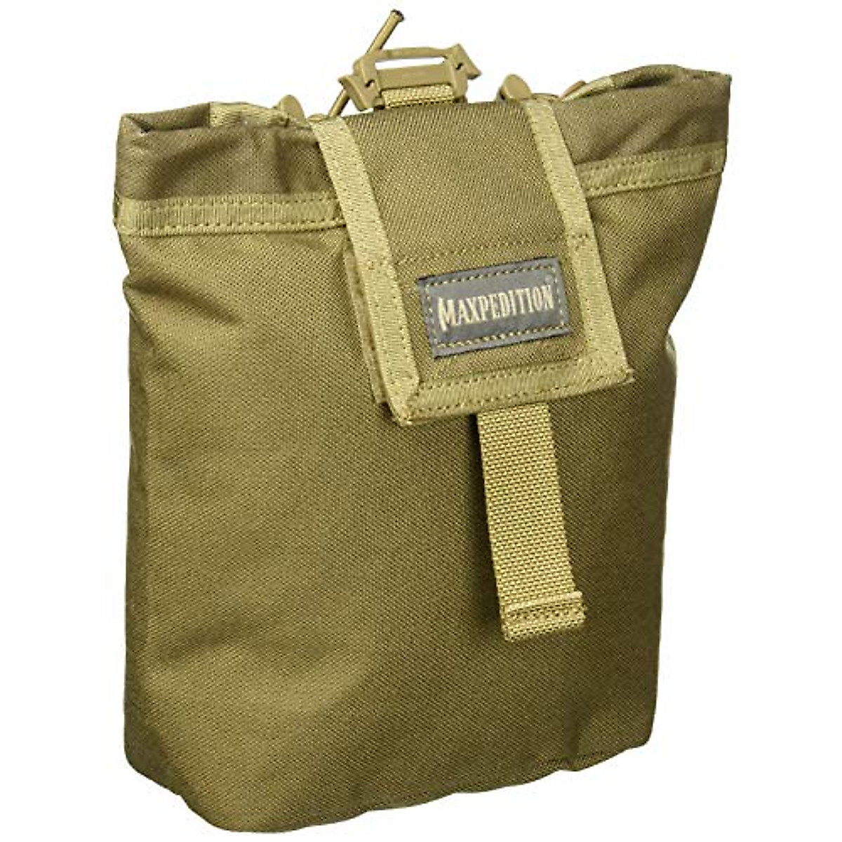 Maxpedition Rollypoly Folding Dump Pouch (Khaki) 3.5"x2"x3"