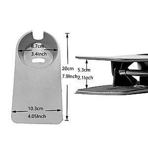 Drinking Cup Holder Clip Home Office Table Desk Side Clip Water Drink Beverage Soda Coffee Mug Holder Cup Clip Design (Grey)