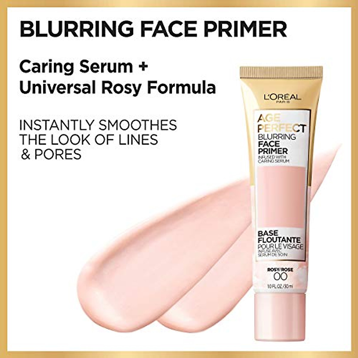 L'Oreal Paris Age Perfect Blurring Face Primer, Infused with Caring Serum, 1 fl. oz.