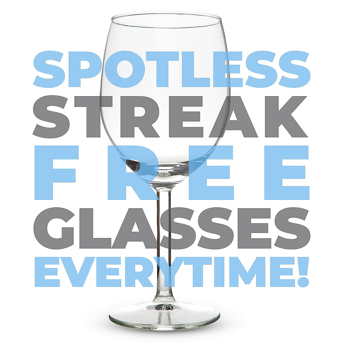 Trendy Bartender Toast to Perfection Microfiber Glass Polishing Lint-Free Cloth for Spotless Shine and a Residue-Free Finish - Pack of 2-25x20 inch - Grey