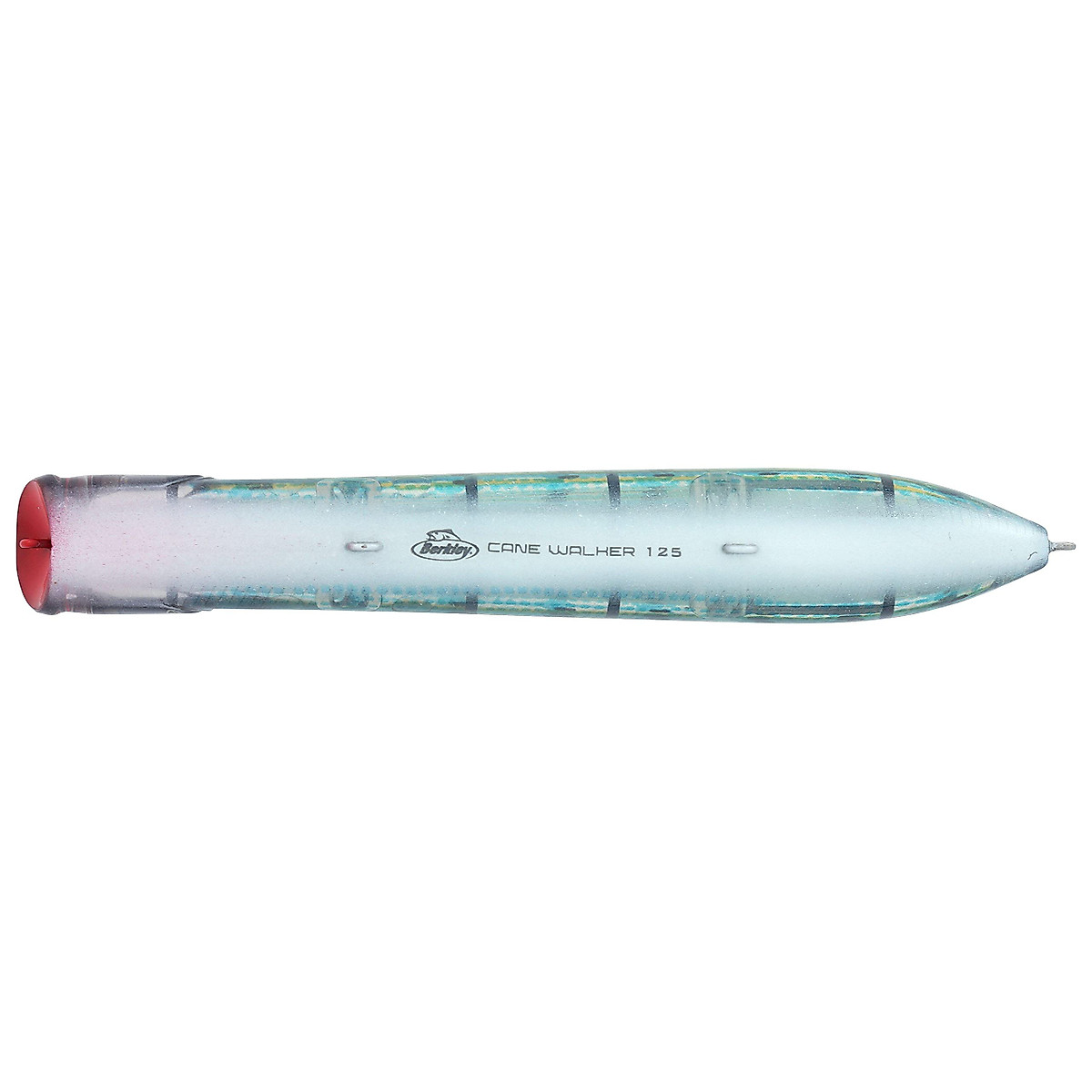 Berkley Cane Walker Topwater Fishing Lure, Pinfish, 4/5 oz, 125mm Topwater, Heavy Tail Weight for Long-Distance Casting, Equipped with Fusion19 Hook