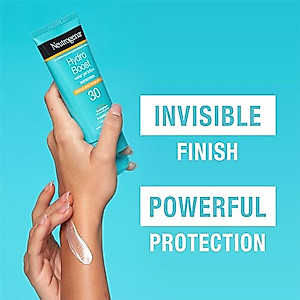 Neutrogena Hydro Boost Water Gel Sunscreen Lotion with Broad Spectrum SPF 30, Water-Resistant Hydrating Body Sunscreen, Non-Greasy & Moisturizing, Hyaluronic Acid, Travel Size, 3 fl. Oz