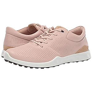 ECCO Women's S-Lite Golf Shoe, Rose Dust Yak Leather, 11-11.5