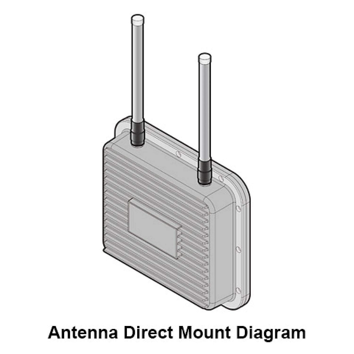 Alfa 9 dBi AOA-2458-79AM 2.4/5 GHz Dual Band Outdoor N-Male WiFi Omni Antenna