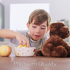 Fluffuns Golden Retriever Stuffed Dog - 9 inches - Cute, 3 Pack Set of Puppy Plush Toy Animals (Brown, Golden, White) Great Gift & Adorable Toy