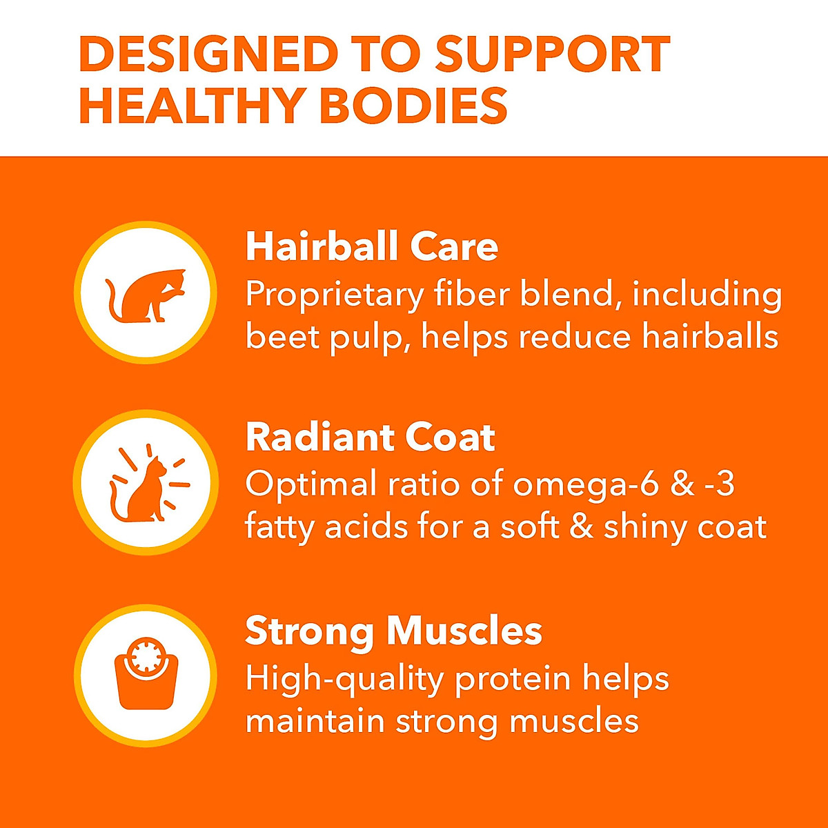 IAMS Proactive Health Adult Hairball Care Dry Cat Food with Chicken and Salmon, 16 lb. Bag