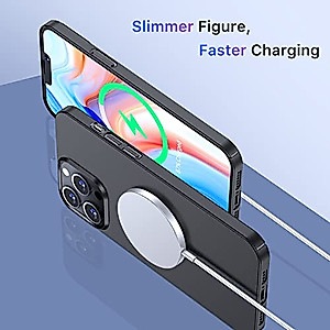 COFEDA Ultra Slim iPhone 13 Pro Case - Silky Matte Finish, Durable Protection, Lightweight Hard-Wearing Cover for Men - Black