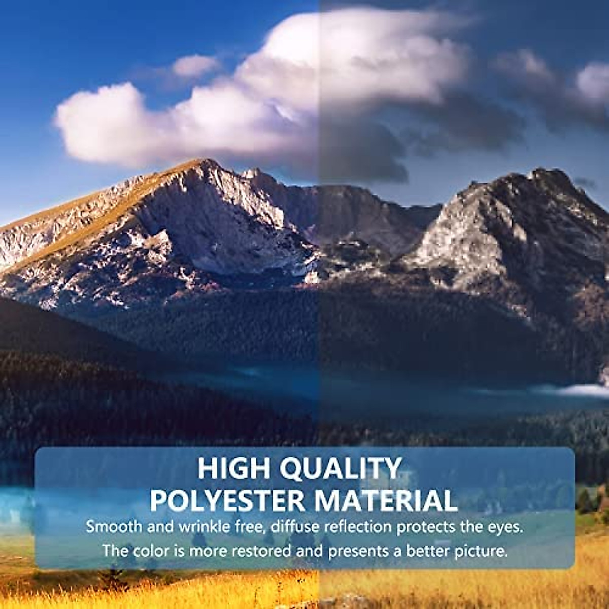 Projector Screen and Stand 150 inch 16:9 HD 4K Large Outdoor Projector Screen Portable Projection Movie Screen with Carry Bag for Home Theater Backyard Cinema Travel Foldable Anti Crease Windproof…