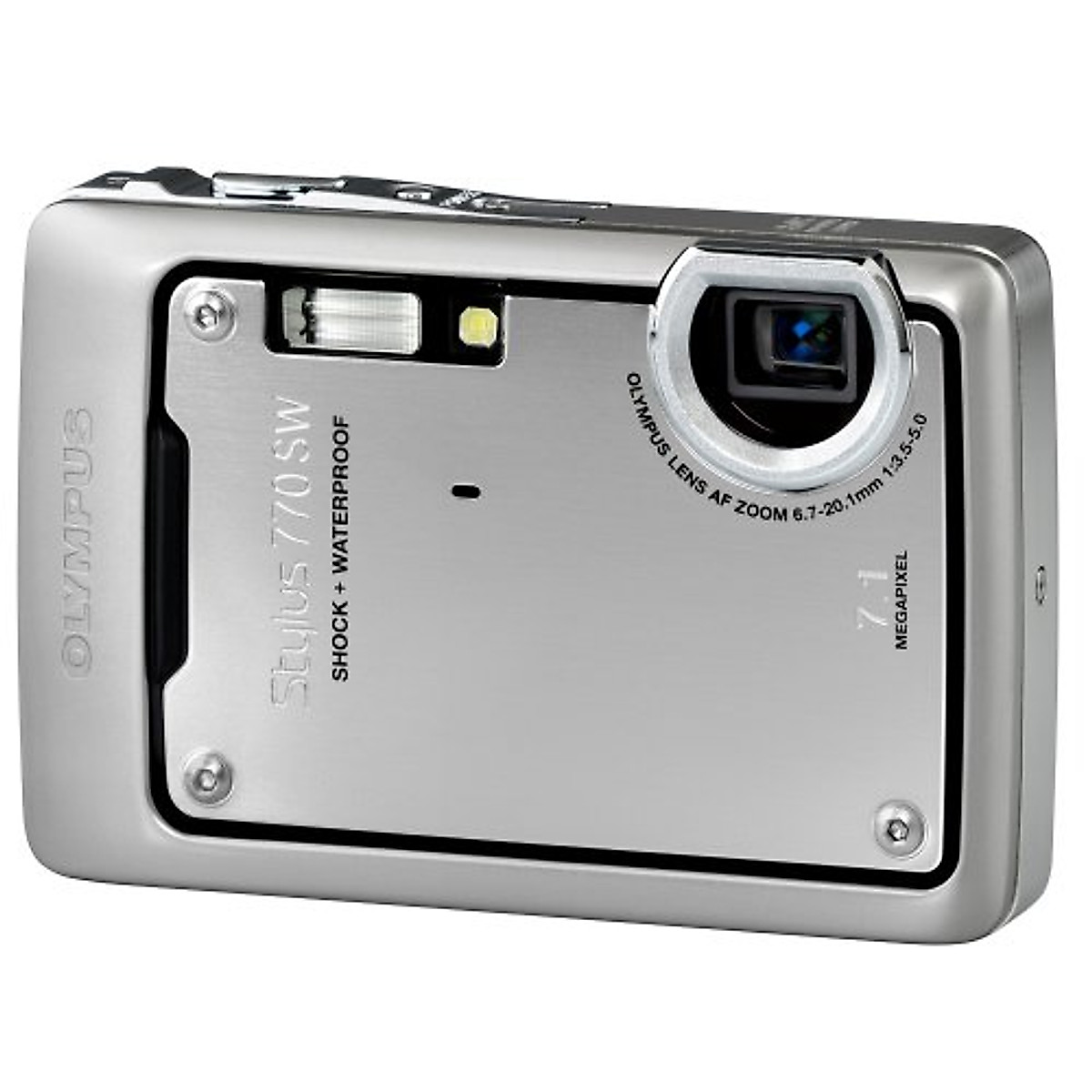 Olympus Stylus 770SW 7.1MP Digital Camera with 3x Optical Zoom (Silver)