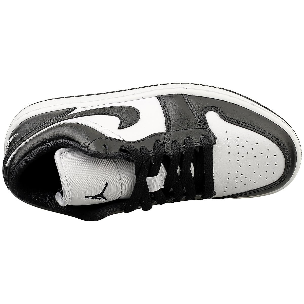 NIKE Jordan 1 Low Women White/Black-Black DC0774-101 6.5