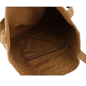 BOBILIKE Women Shoulder Bags Canvas Tote Bag Handbag Work Bags, Green