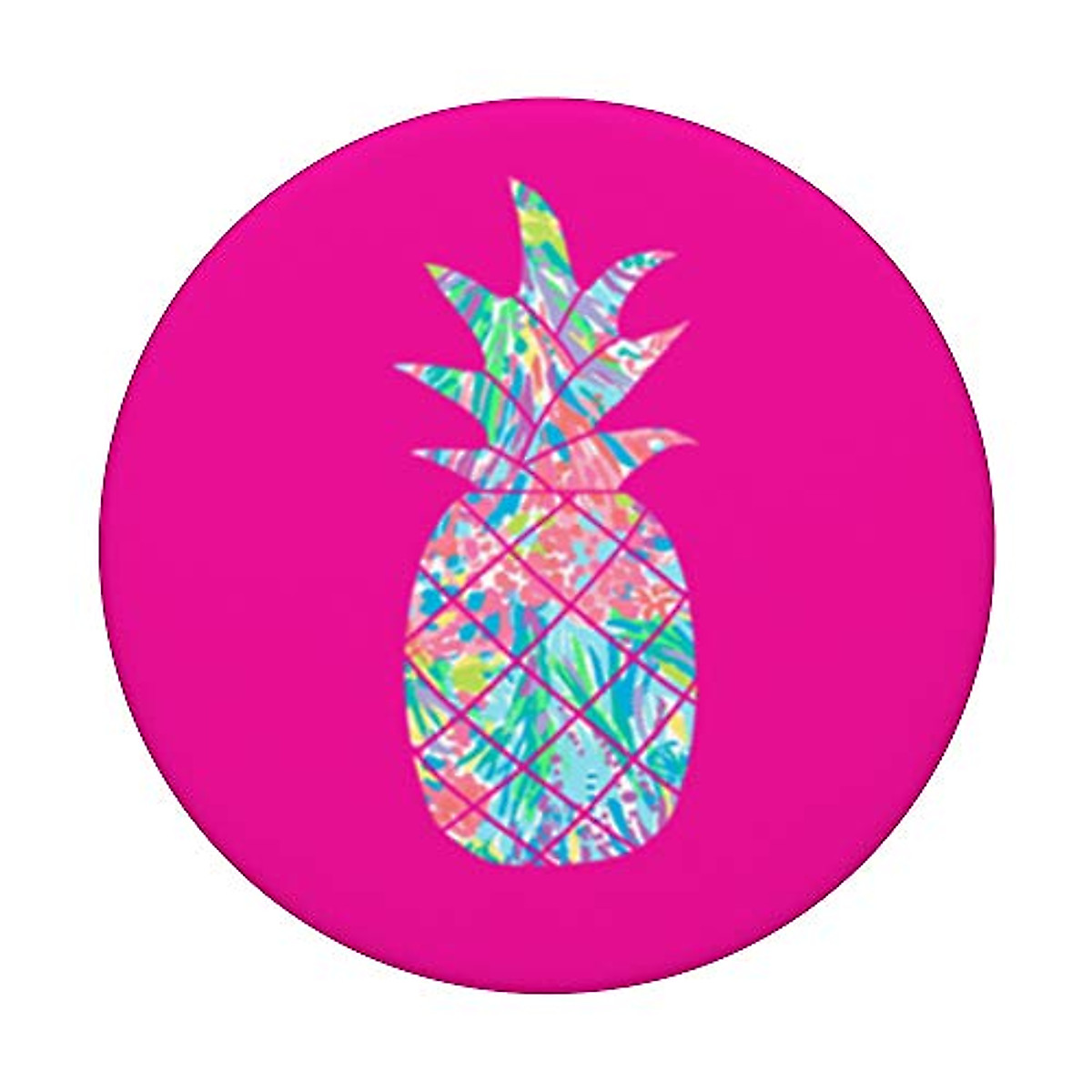 Pineapple Design with Vibrant Paisley like Colors PopSockets PopGrip: Swappable Grip for Phones & Tablets