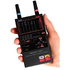 DefCon iProtect by DiscoverIt DD1207 Multi-Channel Signal Detector for Digital Wireless Protocols, Black