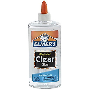 Liquid School Glue, Clear, Washable, Pack of 3-1