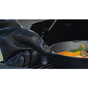 Artisan Griller BBQ Insulated Heat Resistant Cooking Gloves for Grill and Kitchen, Black (Size 10 - 12")