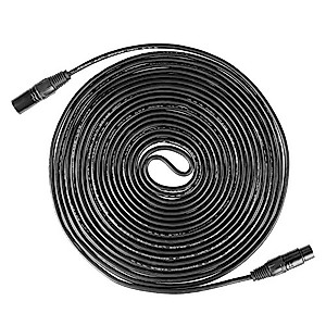 mountain ark 30ft 3 pin DMX Cable Male/Female XLR Connector Stage Lighting Data Signal Wire for Spotlight Par Light Moving Head Light
