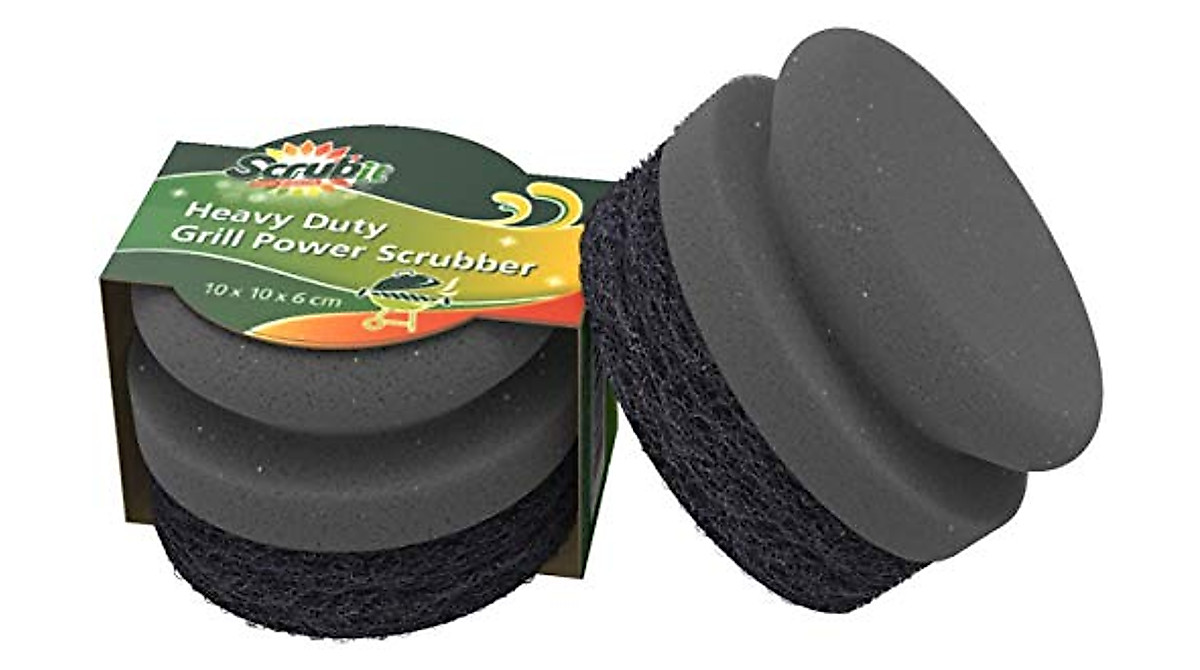 SCRUBIT Bristle-Free Grill Brush | Safe Heavy Duty BBQ Cleaner