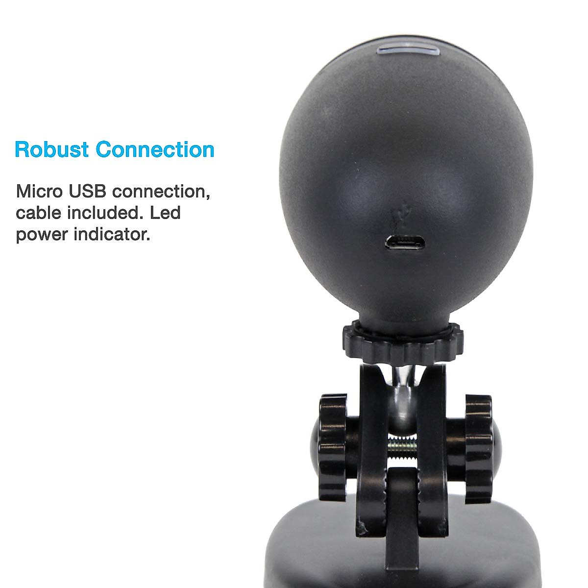 Cyber Acoustics USB Microphone - Directional USB Mic with Mute Button - Perfect for Eduction, Work at Home or Gaming Mic - Compatible with PC and Mac (CVL-2005)