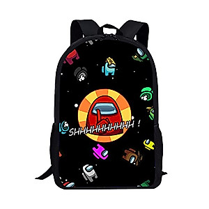 Game Backpack with Side Pockets Multifunction Laptop Bag Unique Book Bag Durable Travel Bag for Boy Girl Teen Adult