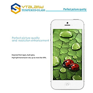 [2 Pack] Ytaland for Ulefone Armor X5 Screen Protector, [ Anti-Fingerprints ] [Bubble-Free] [9H Hardness] Tempered Glass film Screen Protector for Ulefone Armor X5