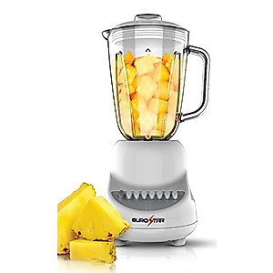 EUROSTAR EBL910GW 10-Speed Blender with Glass Jar
