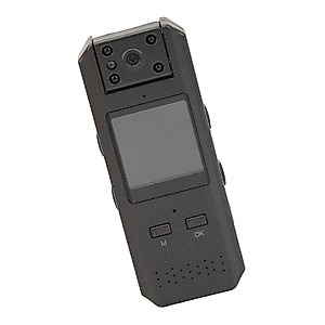 SALALIS HD Sports Camera, Aluminum Alloy Rear Clamp Mini HD Sports Camera Night for Riding