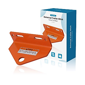 Lenink Universal Trailer Hitch for Zero Turn Mower, Heavy Duty Mower Hitch Mount 3/16'' Thick