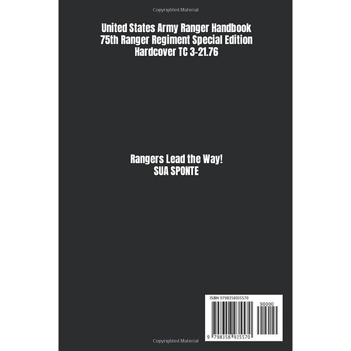 U.S. Army Ranger Handbook: 75th Ranger Regiment Special Edition (TC 3-21.76)