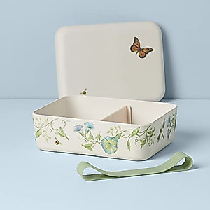 Lenox Butterfly Meadow Bamboo Bento Box, 1.00