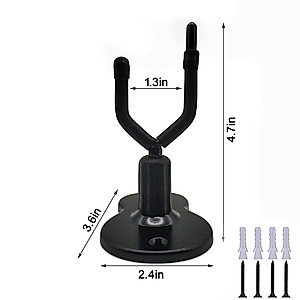 Peng Da Violin Viola Wall Mount Hanger,Violin Viola Hook,with Bow Hook,Home & Studio Wall Mount Violin Hangers