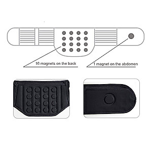 YZSHOUSE Adjustable Lumbar Brace Belt Lower Back Support, Magnetic Therapy Back Pain Relief Injury Prevention for Men & Women Herniated Disc (Size : S)