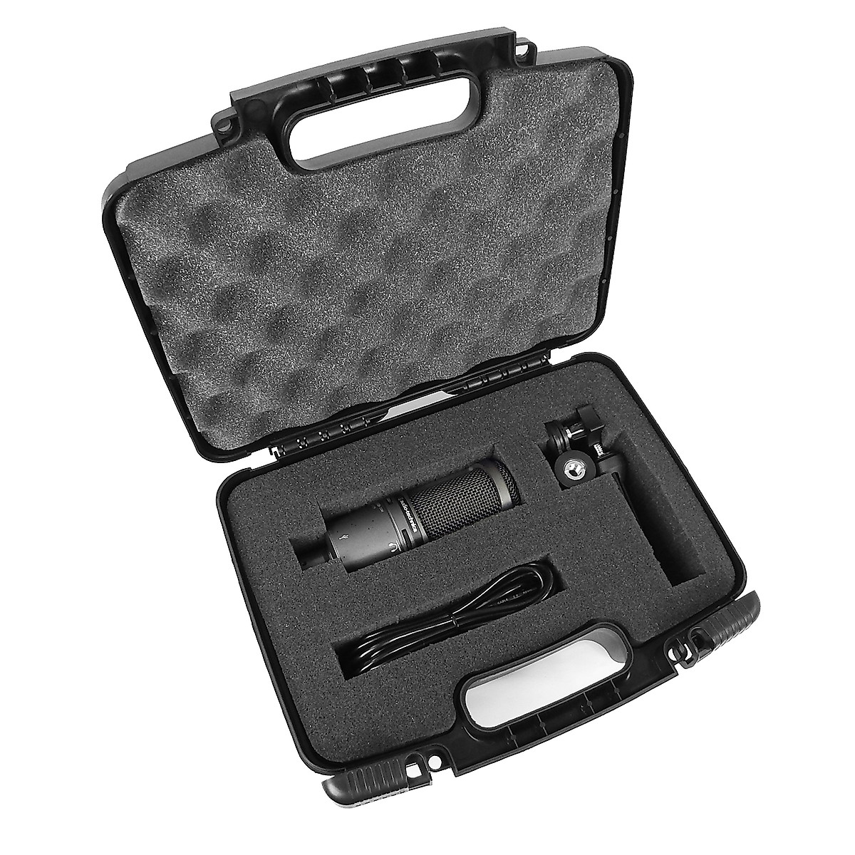 CASEMATIX Studio Microphone Case Compatible with Condenser, Capsule, Tube MXL Genesis, V67G, V69, 770, 990, 550, 551, 440, 4000, 5000, V67, V87, V250 and Accessories