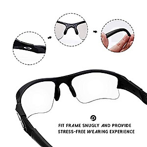 PapaViva Replacement Nose Pieces & Ear Socks Rubber Kits for Oakley Flak Jacket OO9008/Flak Jacket XLJ OO9009