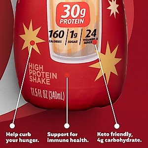 Premier Protein Shake, Root Beer Float, 30g Protein, 1g Sugar, 24 Vitamins & Minerals, Nutrients to Support Immune Health, 11.5 fl oz