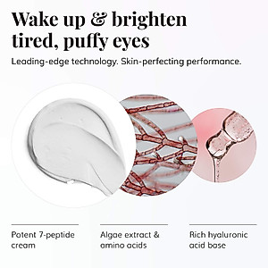 Le Mieux Eye Wrinkle Corrector Cream - Hyaluronic Acid Moisturizer for Eyes with 7 Potent Peptides & Amino Acids, Under Eye Corrector Cream (0.5 oz / 15 ml)