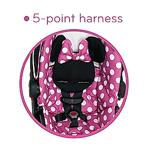 Disney Light 'n Comfy Luxe Infant Car Seat, Mickey Silhouette