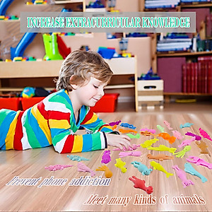 MIMIDOU 30 Pcs Finger Slingshot Animal Toy, Funny Stretchable Flick Rubber Animals, a Variety Simulation Animals Great for Various Festivals and Parties.