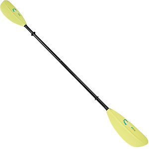 HydroPro 220 cm Carbon Fiber Kayak Paddle, Green