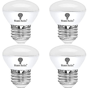 4 Pack R14 LED Bulb 4W E26 Base Mini Reflector Floodlight Light Bulb Dimmable 5000K Daylight - 40W Equivalent - Mini Light Bulbs, Short Light Bulbs, Curio Cabinet Light Bulb, R14 Bulb Flood Light