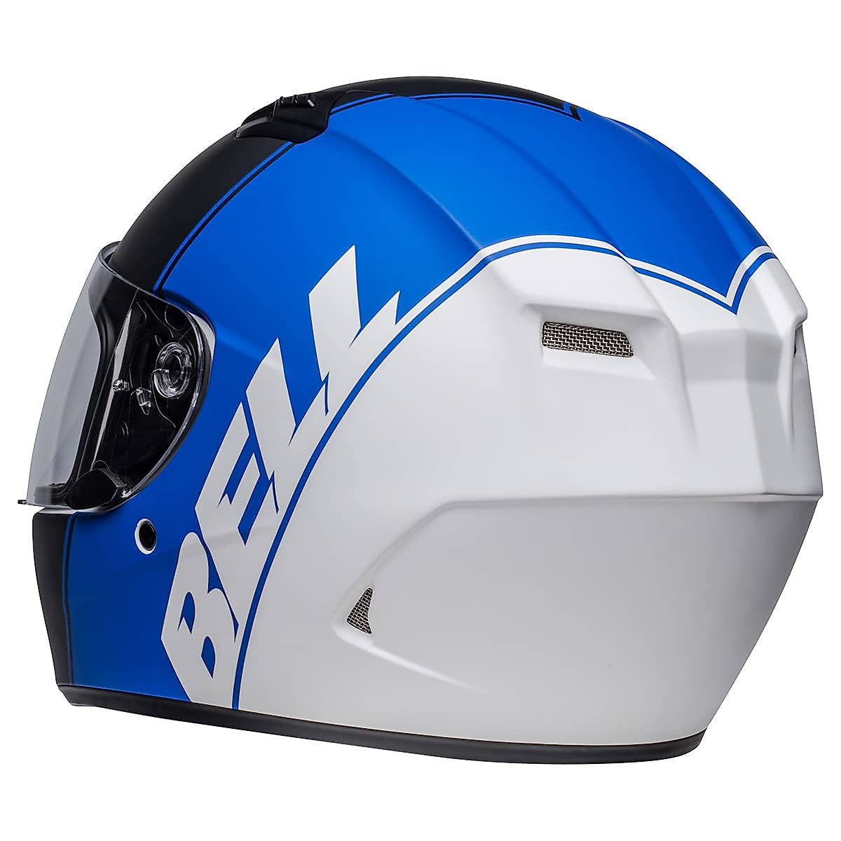 Bell Qualifier Full-Face Motorcycle Helmet (Ascent Matte Black/Blue/White - Small)
