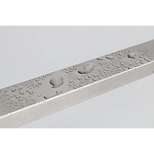 TocTen Bath Towel Rack - Square Base Thicken SUS304 Stainless Steel Towel Bar for Bathroom, Bathroom Accessories Towel Rod Heavy Duty Wall Mounted Towel Holder. (Brushed Nickel, 16)