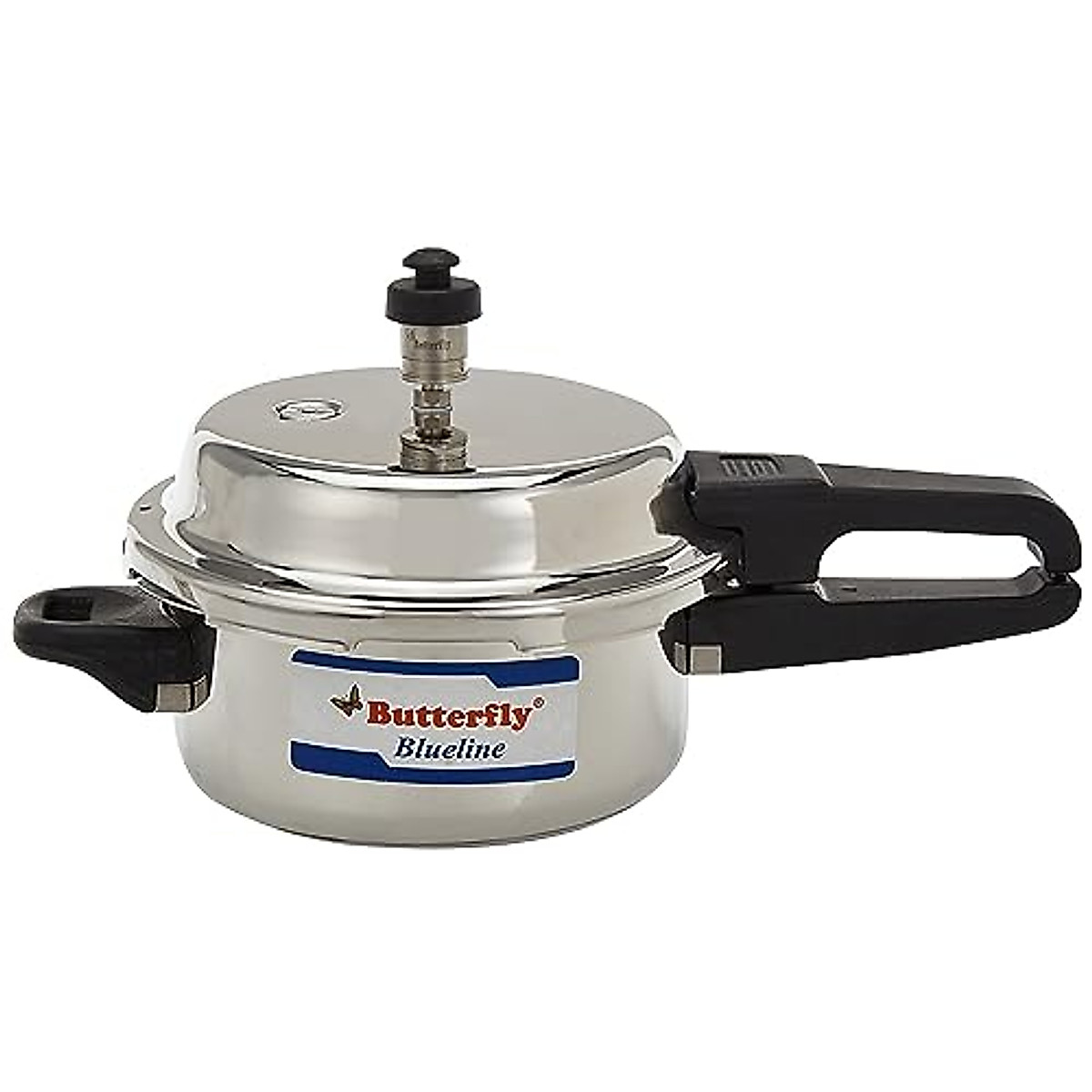 Butterfly Blue Line Stainless Steel Pressure Cooker, 2-Liter