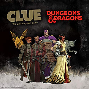 Clue Dungeons & Dragons | Collectible Dungeons and Dragons Clue Game (2019 Version) | Officially Licensed D&D Board Game