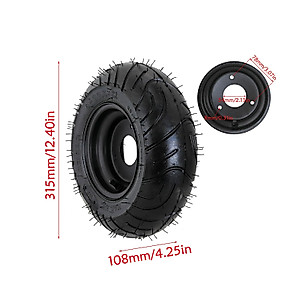 YC Yier 29" Go Kart Rear Axle Kit +Front Steering Shaft Assembly+ Brake + 13x5.00-6" Wheels Tires +48V 1800W Brushless Electric Motor Kit +24Ah Battery for Go Kart ATV Quad Buggy Drift Trike 4 Wheeler