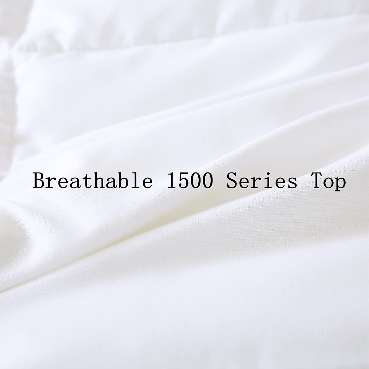 JURLYNE Full XL Mattress Topper - Extra Thick Cooling Mattress Pad Cover - Pillow Top with Breathable 4D Spiral Fiber Filling Mattress Cover