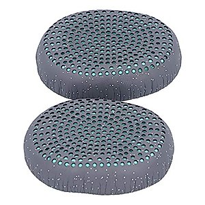 DAUERHAFT Blue Headphone Ear Pads Durable Ear Cushions Replacement Easy to Operation Soft for Skullcandy Riff Wireless