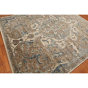 Old Hand Made Allura Floral Traditional Persian Oriental Woolen Area Rugs (8'x10')