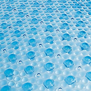 Carex Tub Mat - Shower Mat and Bathtub Mat, Nonslip Mat, Blue